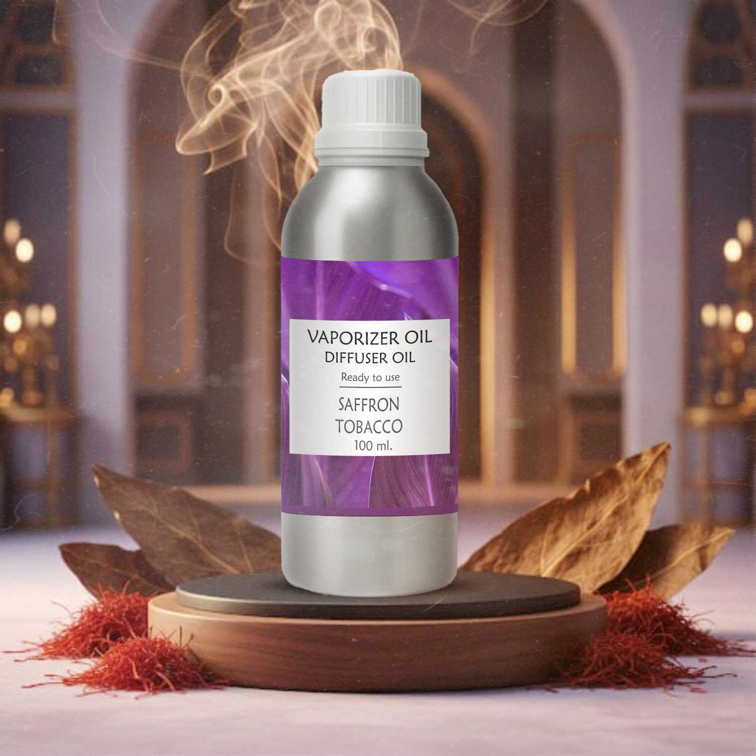 Saffron Tobacco Vaporizer Diffuser Oil – Extra Strong Fragrance – VEENA ...